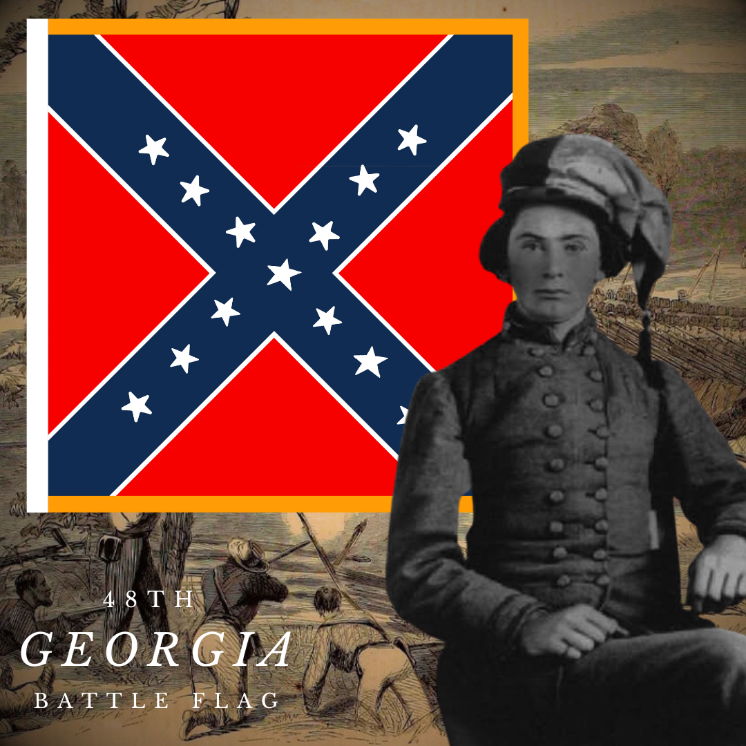 48th Georgia Infantry Battle Flag – Beauregard's Tailor