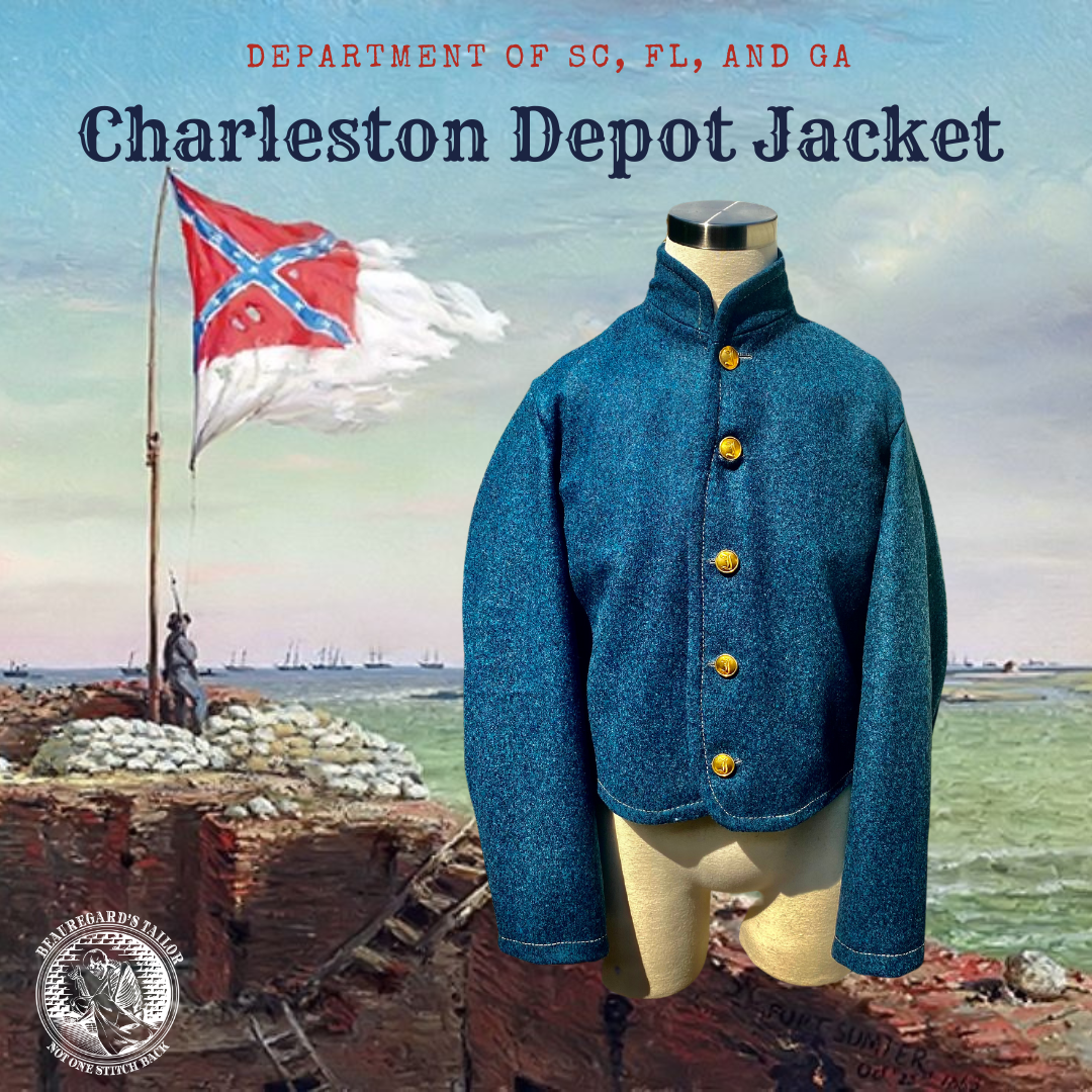 Charleston Depot Jacket 1863-1865 – Beauregard's Tailor