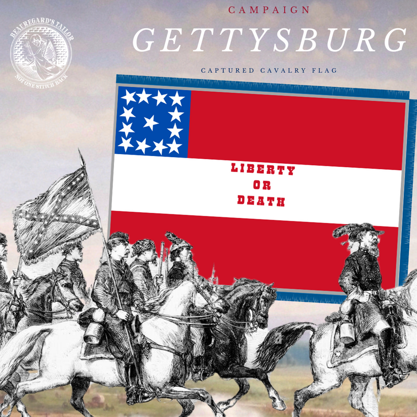 "Victory or Death" Gettysburg Campaign Flag – Beauregard's Tailor