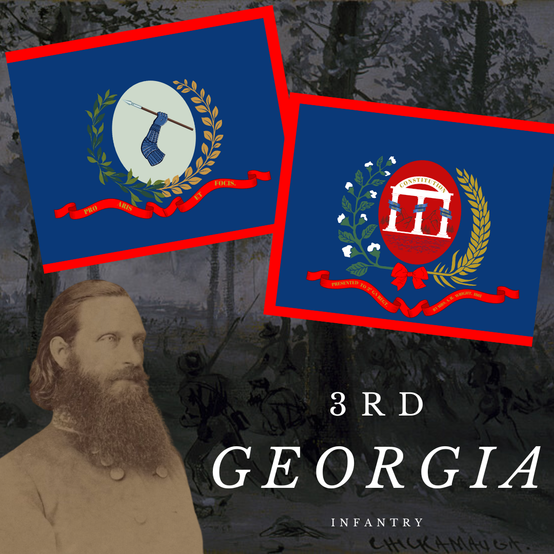 "Pro aris et focis" - "for hearth and home" - 3rd Georgia Regimental F ...