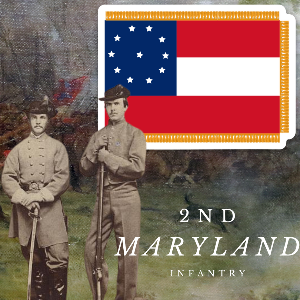 2nd Maryland Infantry 1st National Flag Stickers/Magnet – Beauregard's ...