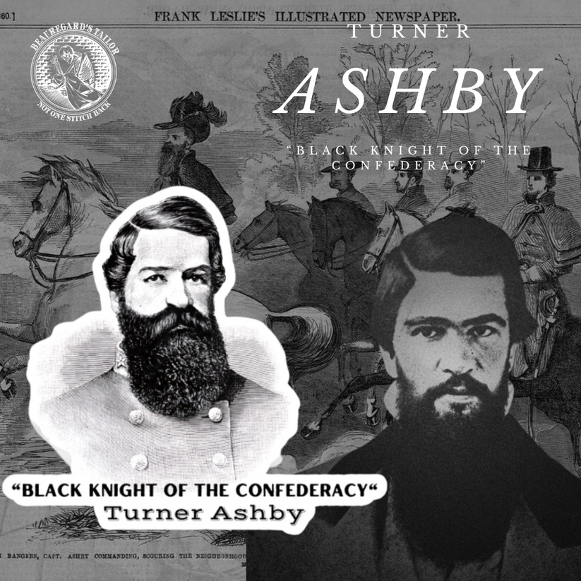 "Black Knight of the Confederacy" - Turner Ashby Sticker/Magnet ...