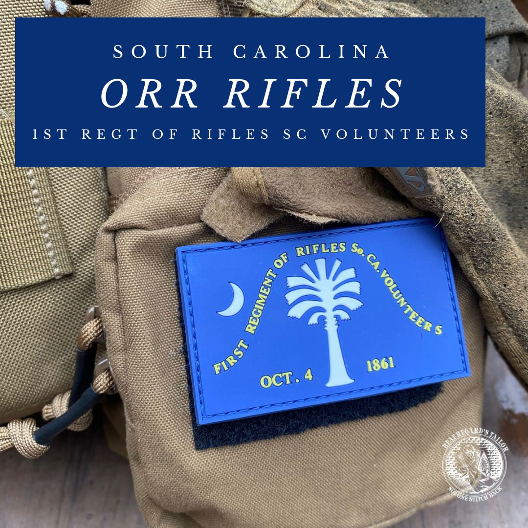 Orr Rifles - 1st Regiment of Rifles South Carolina Volunteers PVC Mora – Beauregard's Tailor