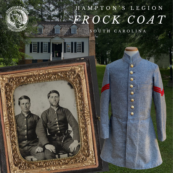 South Carolina Frock Coat - Hampton's Legion – Beauregard's Tailor