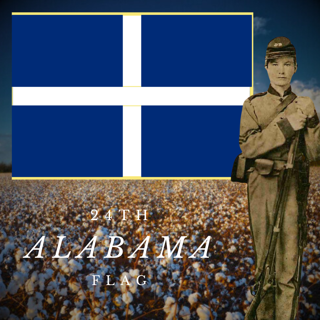 24th Alabama Flag Stickers/Magnet – Beauregard's Tailor