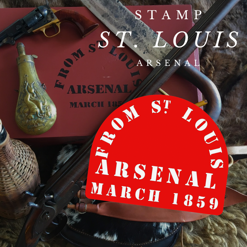 St. Louis Arsenal Stamp Stickers – Beauregard's Tailor