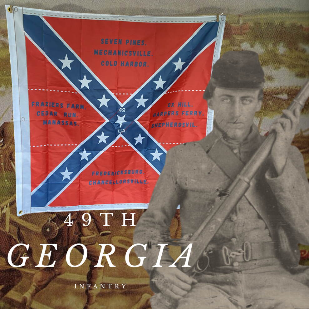 49th Georgia Infantry House Flag – Beauregard's Tailor
