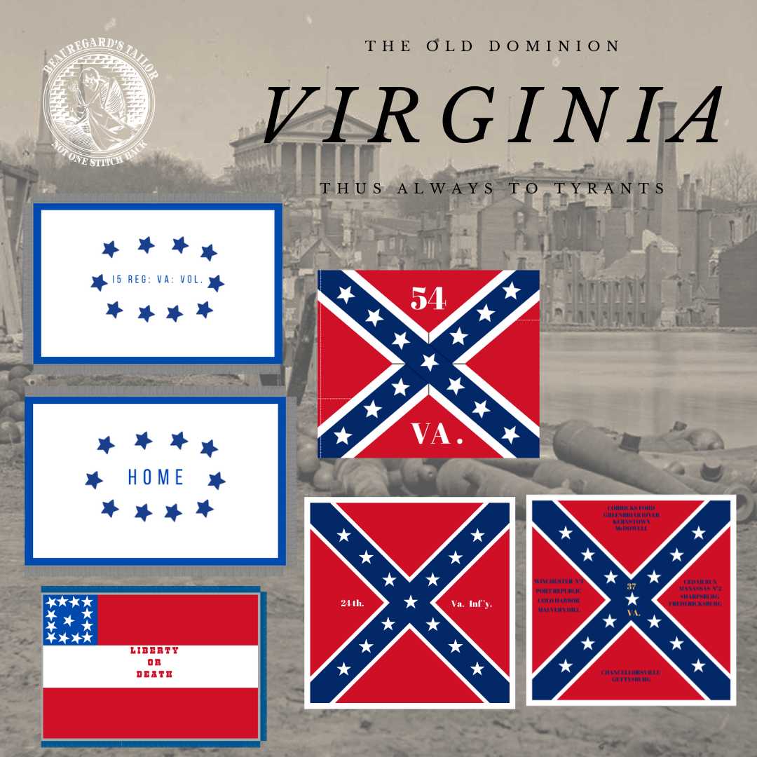 Virginia Sticker Set – Beauregard's Tailor