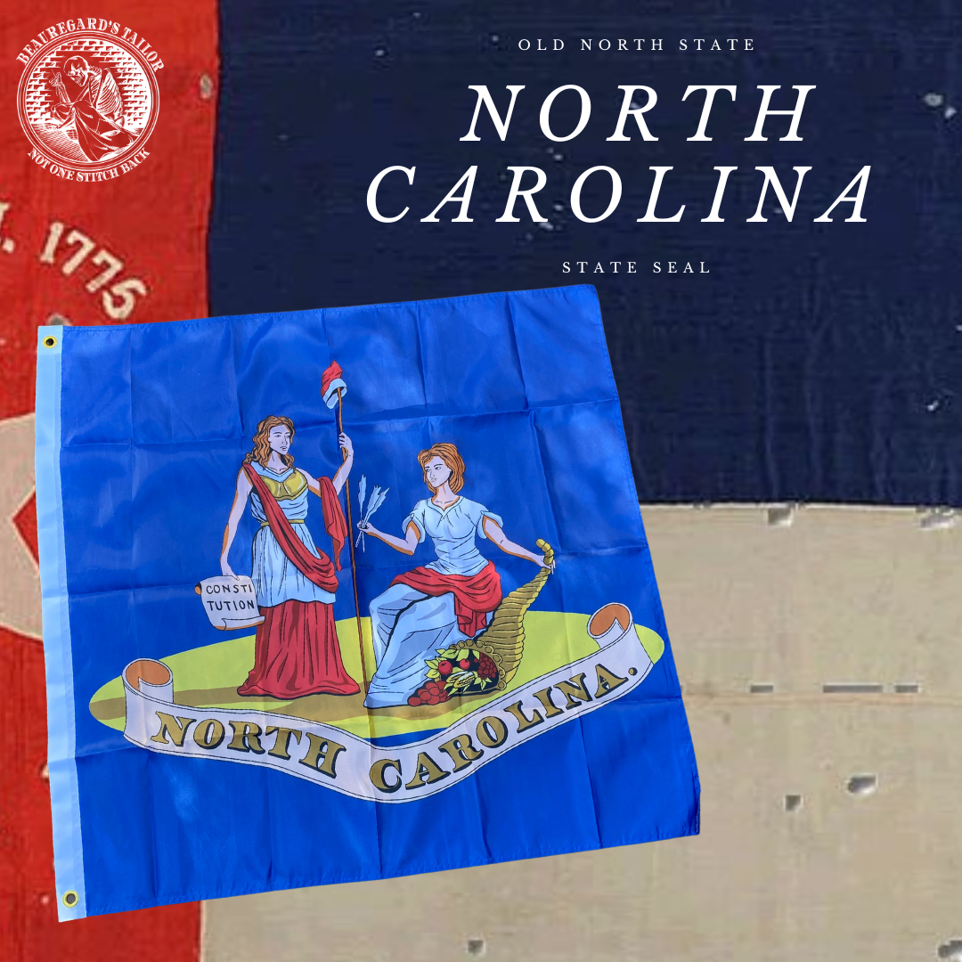 North Carolina State Seal House Flag – Beauregard's Tailor