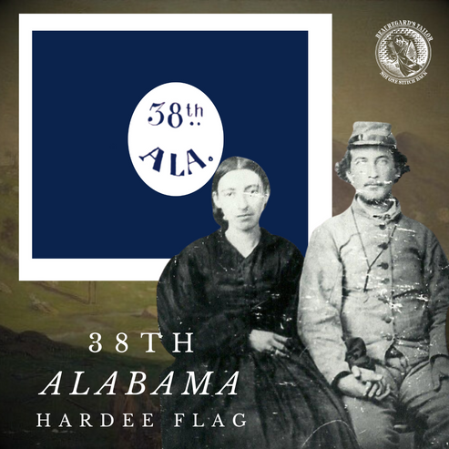 38th Alabama Hardee Flag Stickers – Beauregard's Tailor