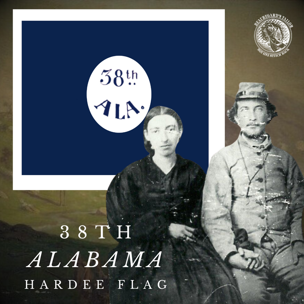 38th Alabama Hardee Flag Stickers – Beauregard's Tailor