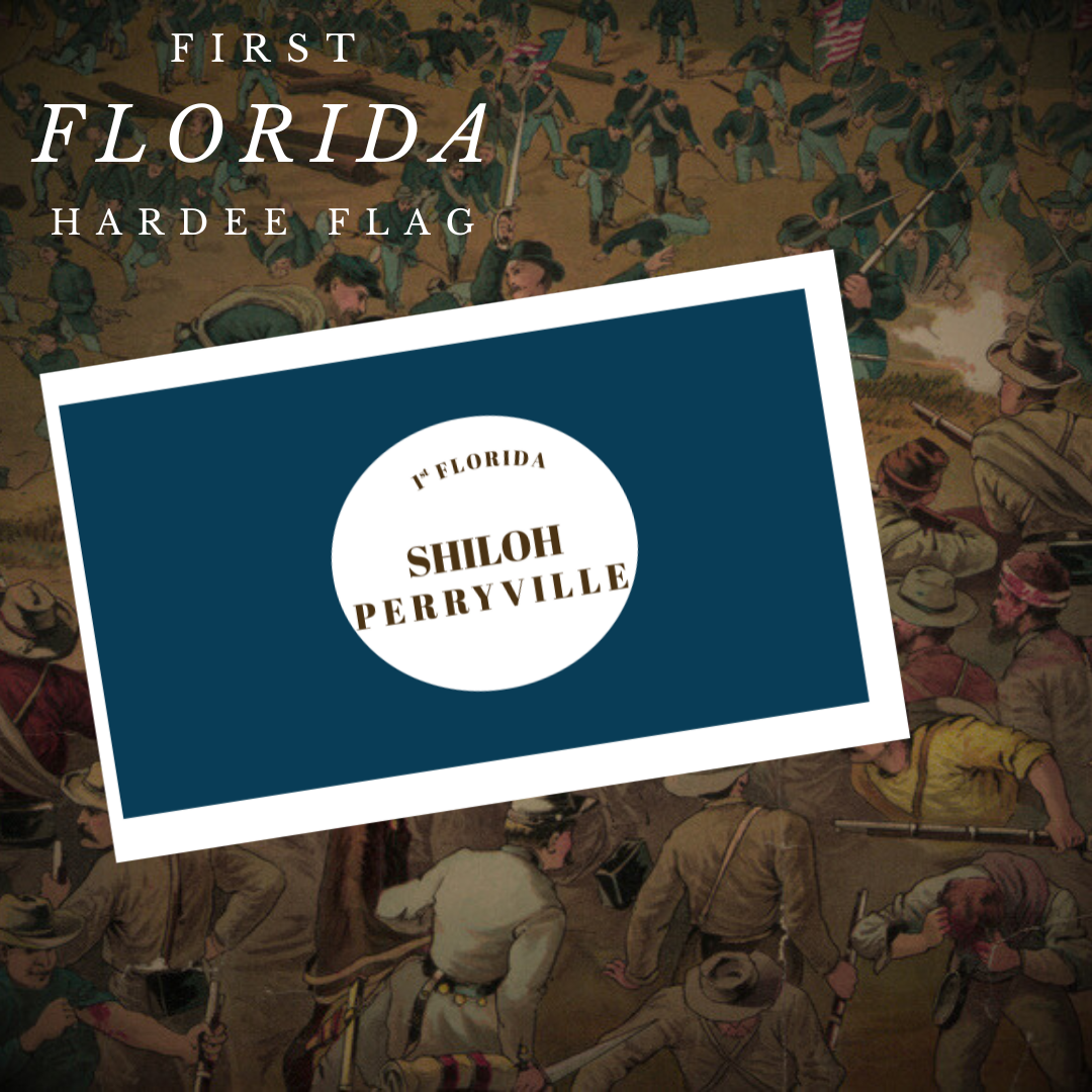 1st Florida Infantry Hardee Flag Stickers/Magnet – Beauregard's Tailor