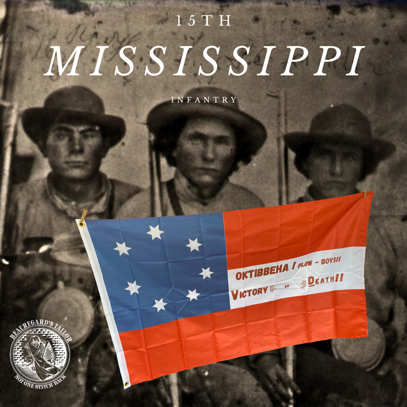 15th Mississippi Infantry House Flag – Beauregard's Tailor