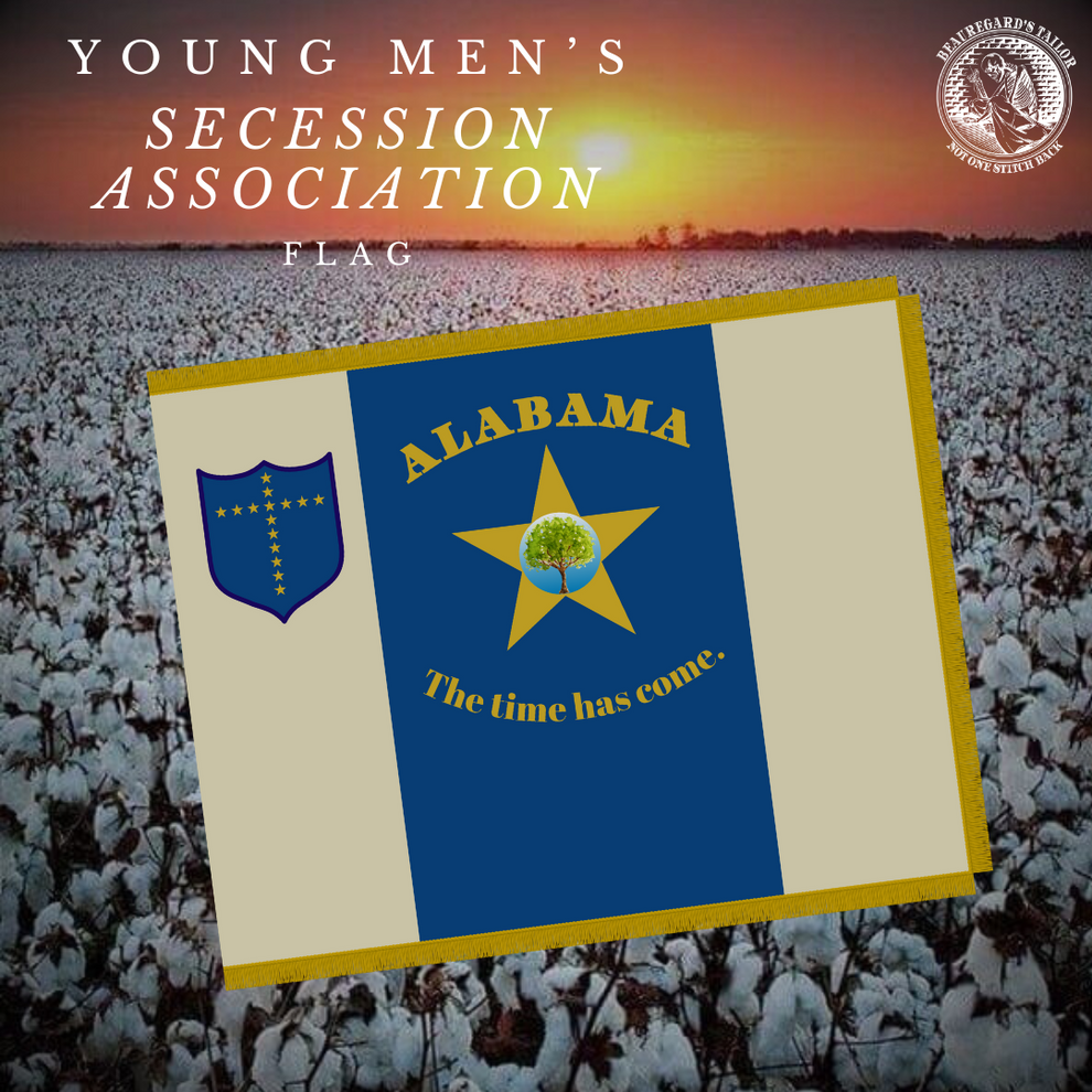 Young Men's Secession Association - Mobile, Alabama Flag – Beauregard's ...