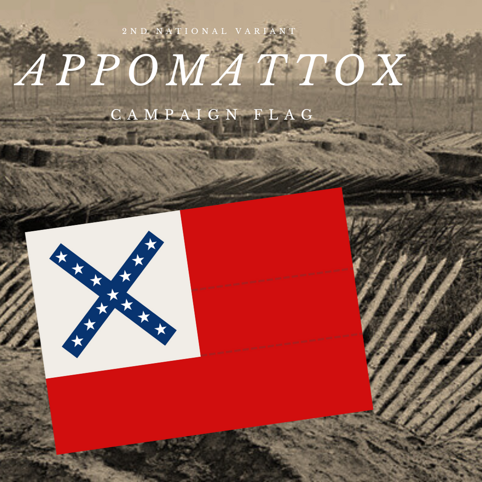 Appomattox "2nd National" Flag Stickers/Magnets – Beauregard's Tailor