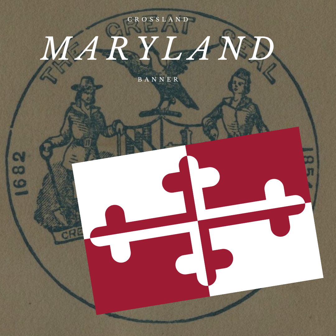 Maryland Crossland Banner Stickers/Magnets – Beauregard's Tailor