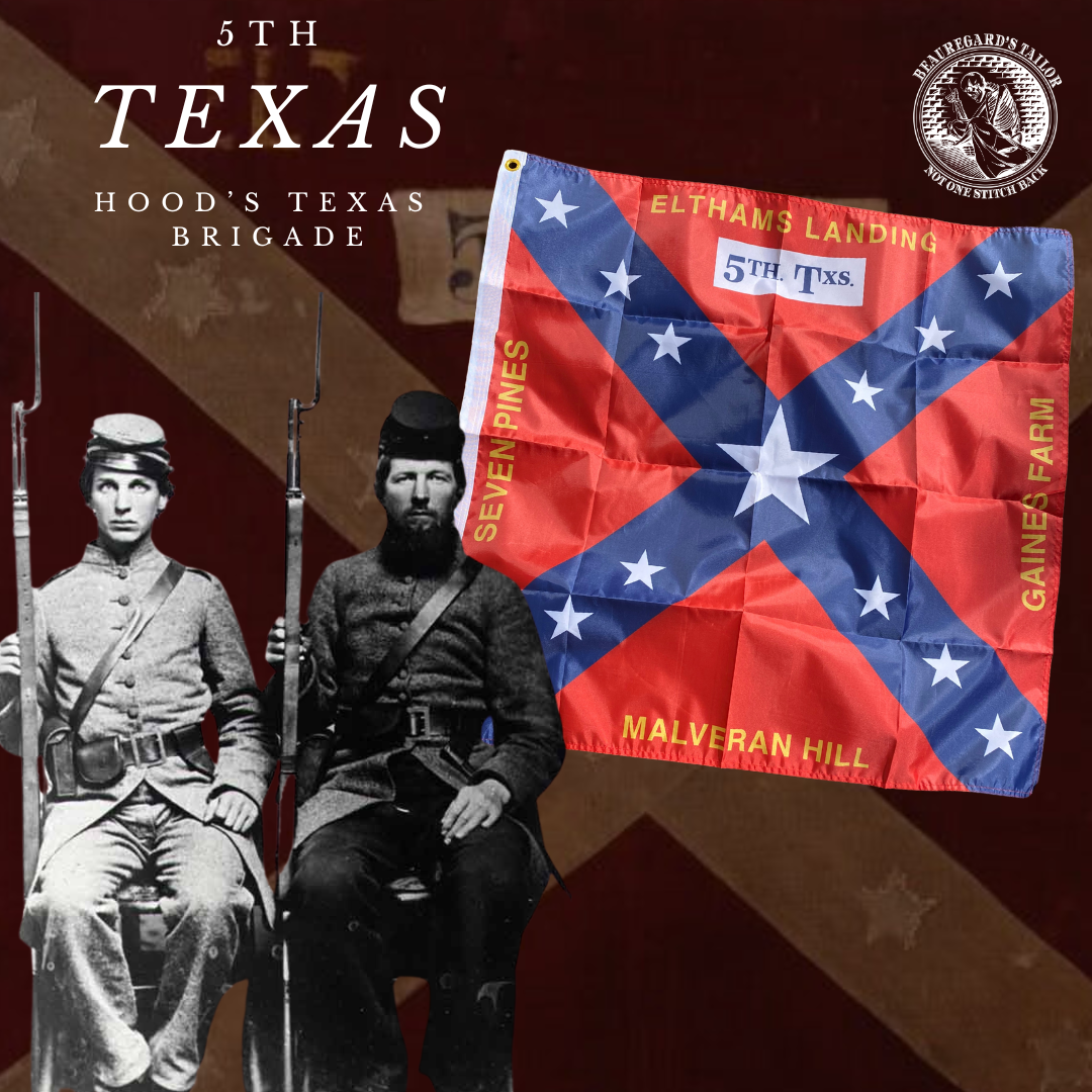 5th Texas Infantry - Battle Flag House Flag – Beauregard's Tailor
