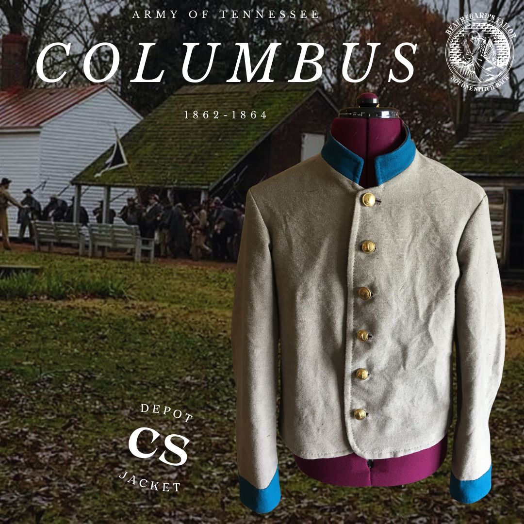 Columbus Depot Jacket (Handsewn Variant) 1862-1864 – Beauregard's Tailor