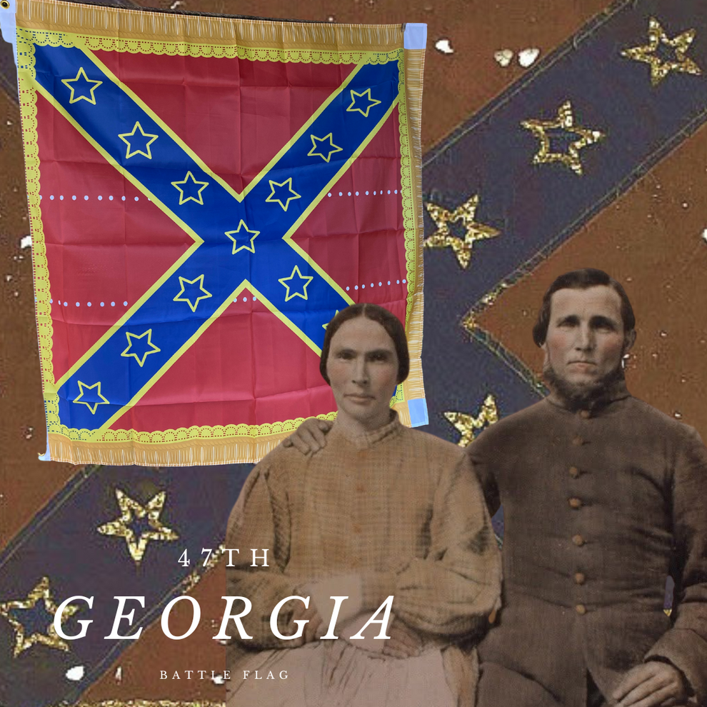 47th Georgia Infantry House Flag – Beauregard's Tailor