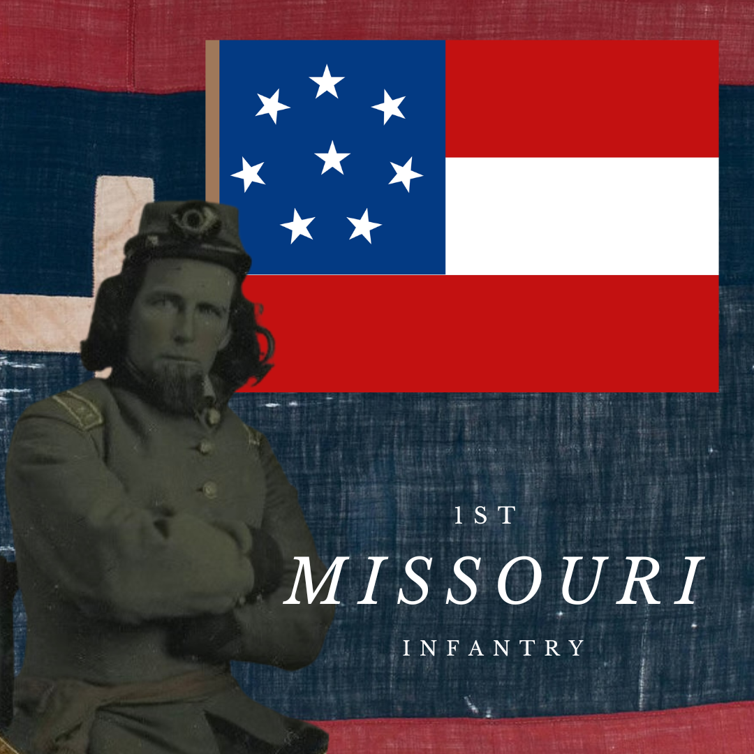 1st Missouri Infantry 1st National Flag Stickers/Magnets – Beauregard's ...