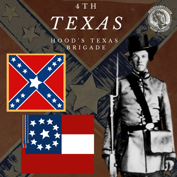 4th Texas Infantry Flags Stickers – Beauregard's Tailor