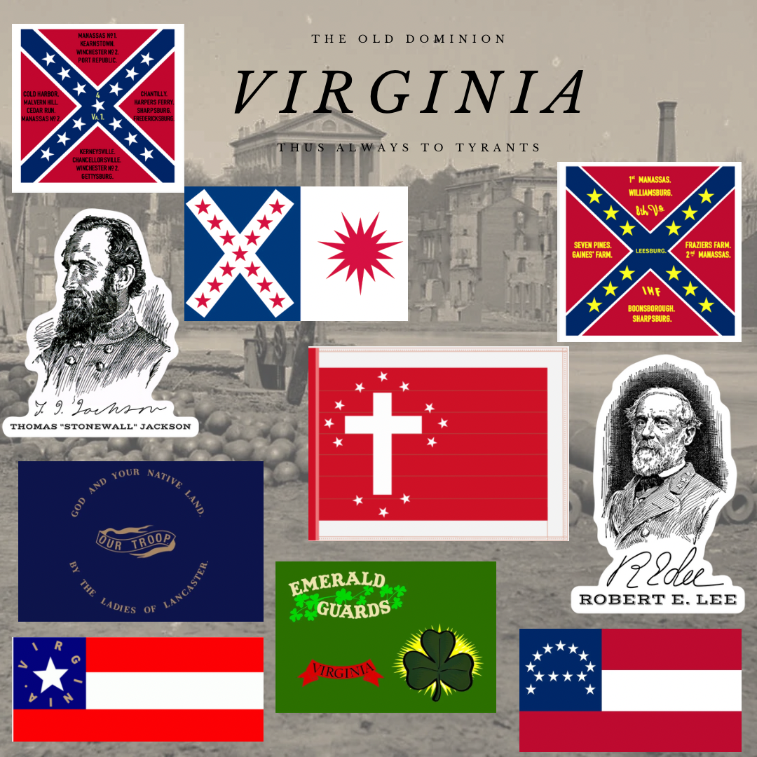 Virginia Sticker Set – Beauregard's Tailor