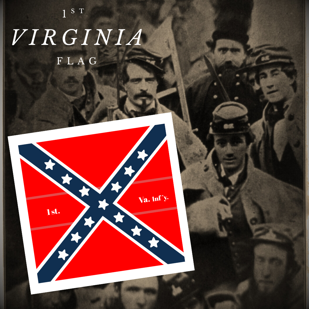 1st Virginia Infantry Flag Sticker – Beauregard's Tailor
