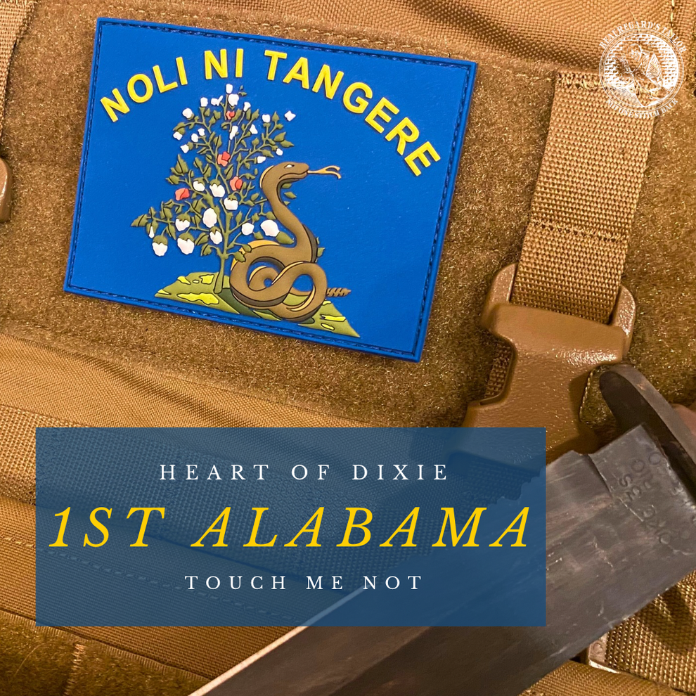 1st Alabama "Touch me not" PVC Morale Patch – Beauregard's Tailor