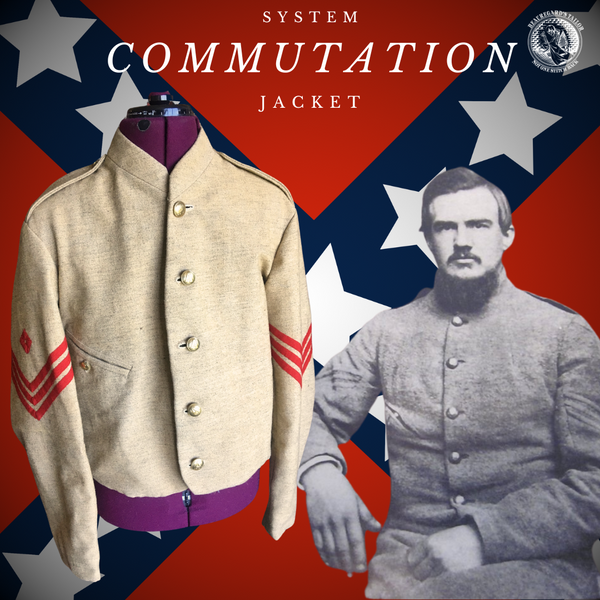 Untrimmed Commutation Jacket (Outside Pocket) 1861-1865 – Beauregard's Tailor