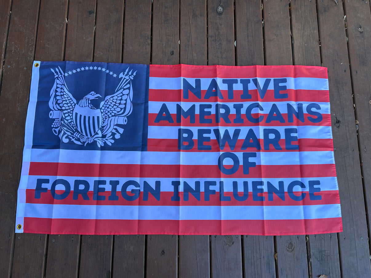 "Beware of Foreign Influence" - Know Nothing Party Flag – Beauregard's ...