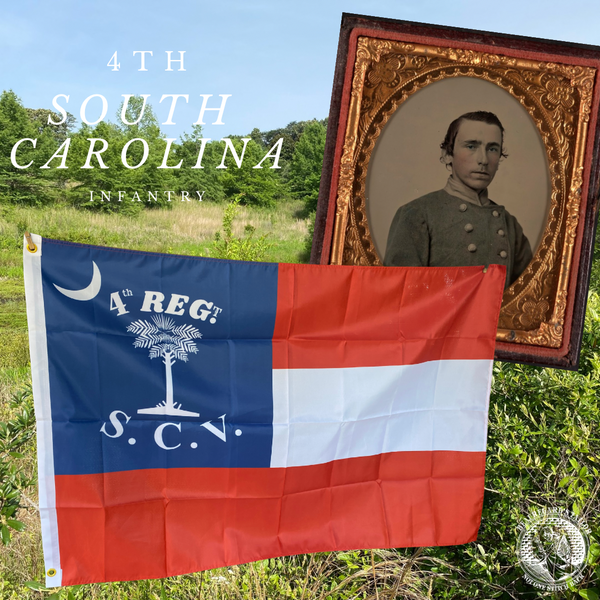 4th South Carolina Volunteers 1st National House Flag – Beauregard's Tailor