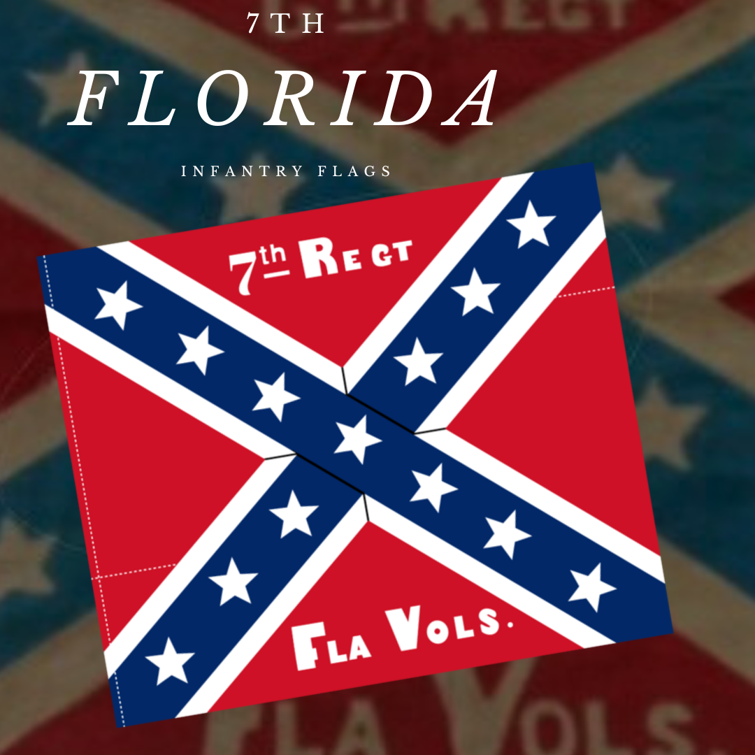 7th Florida Infantry Battle Flag House Flag – Beauregard's Tailor