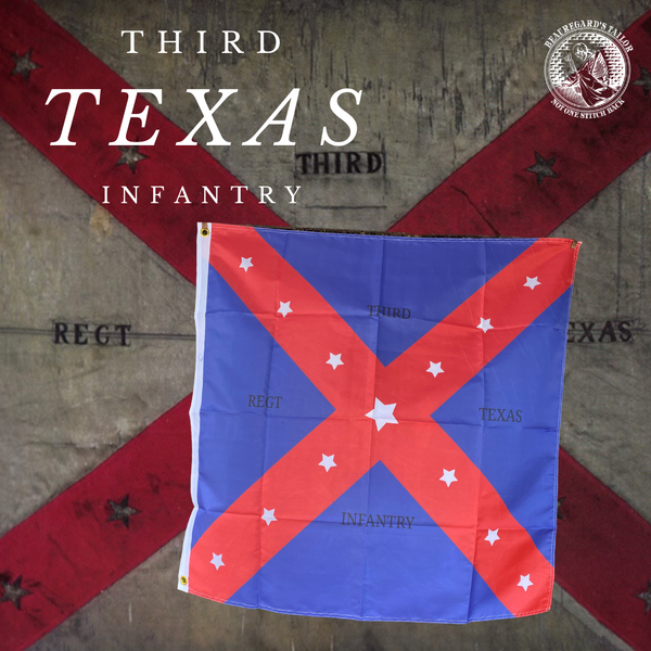 3rd Texas Infantry House Flag – Beauregard's Tailor