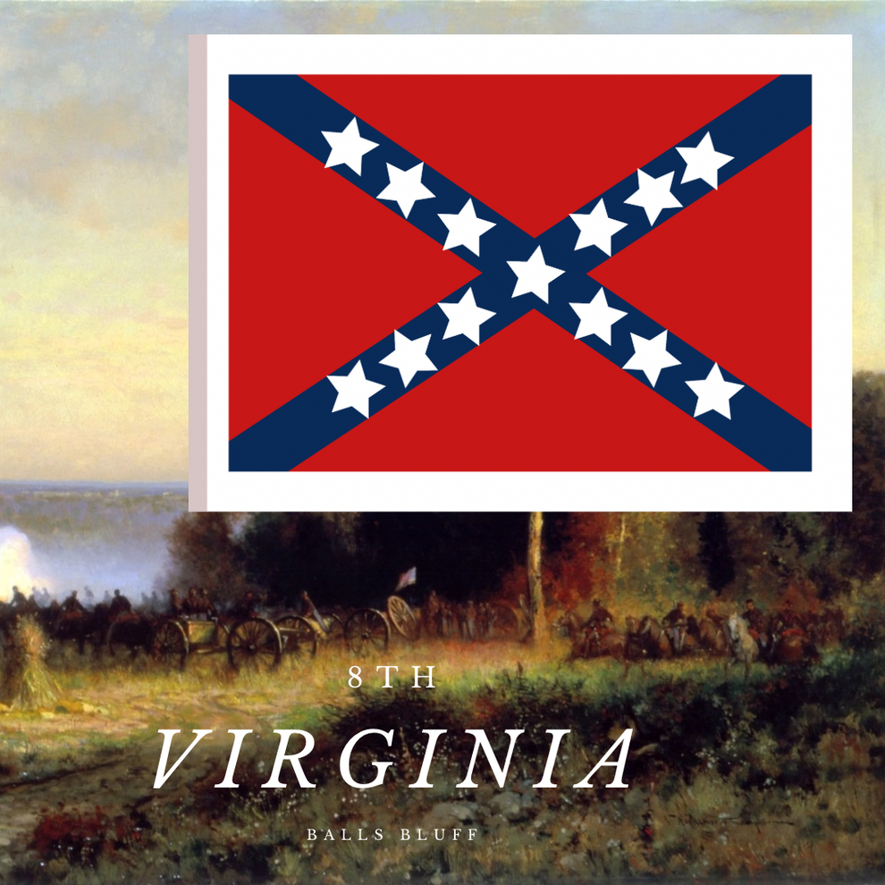 8th Virginia Infantry Flag (Balls Bluff 1861) Stickers/Magnet ...
