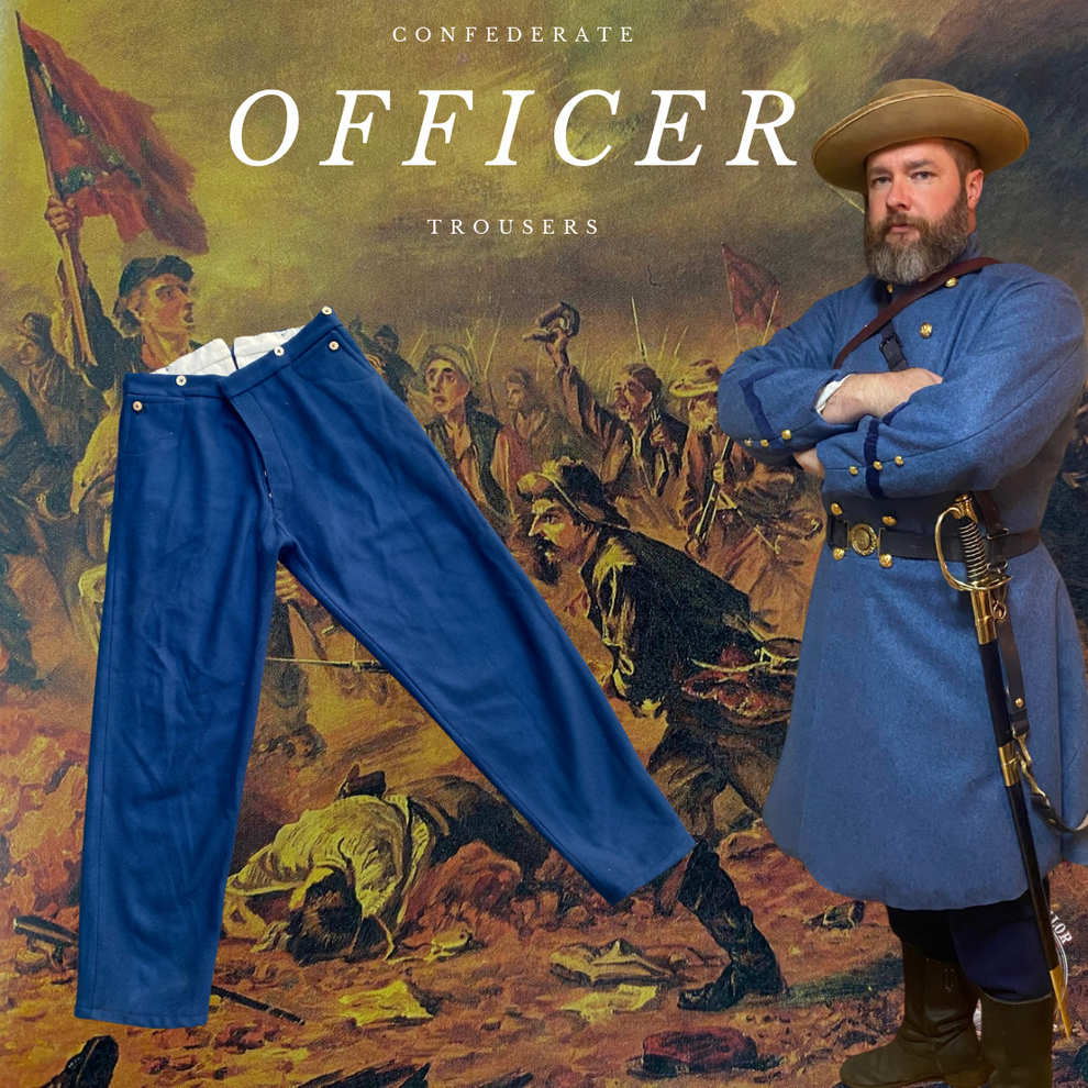 Confederate Officer Trousers – Beauregard's Tailor
