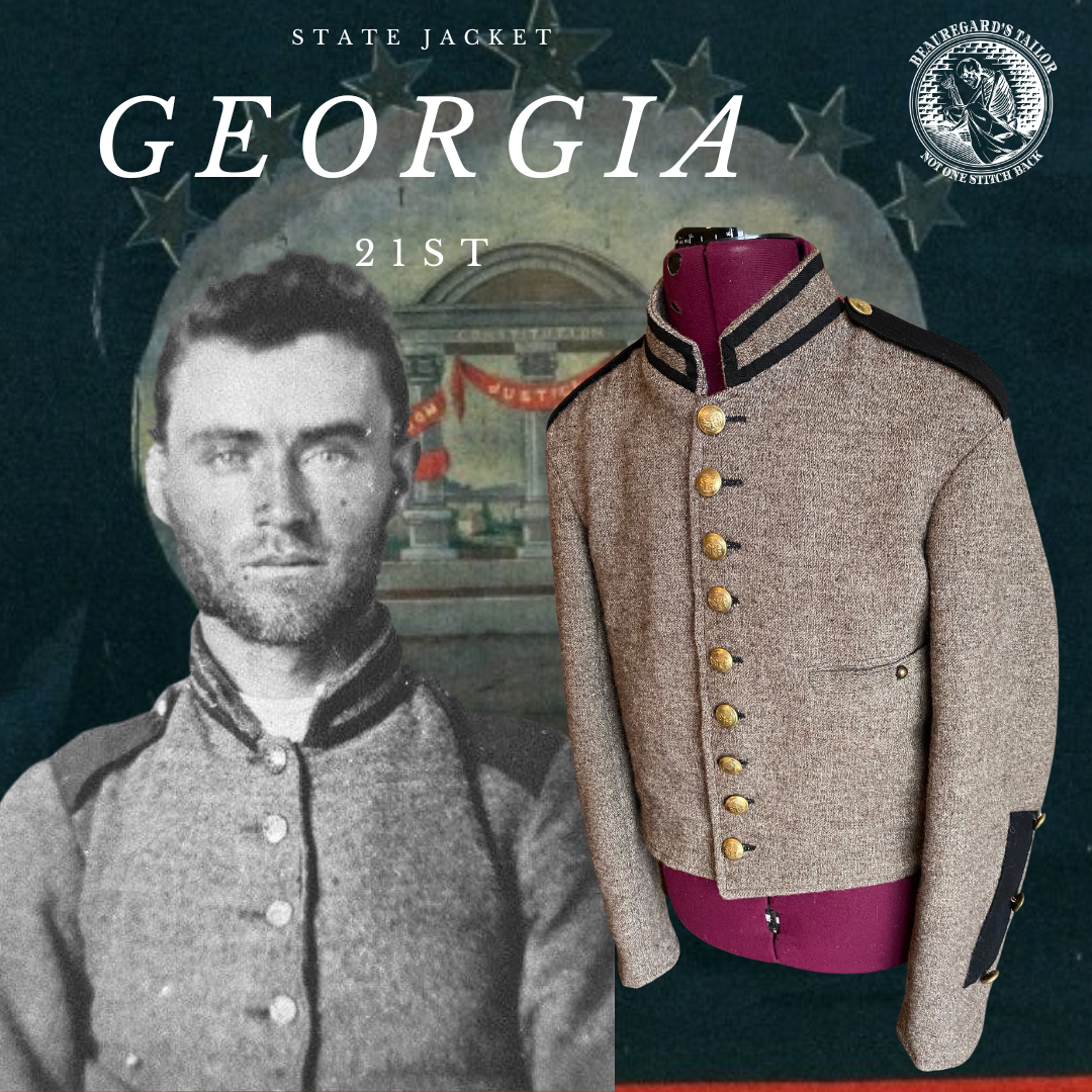 21st Georgia State Jacket – Beauregard's Tailor