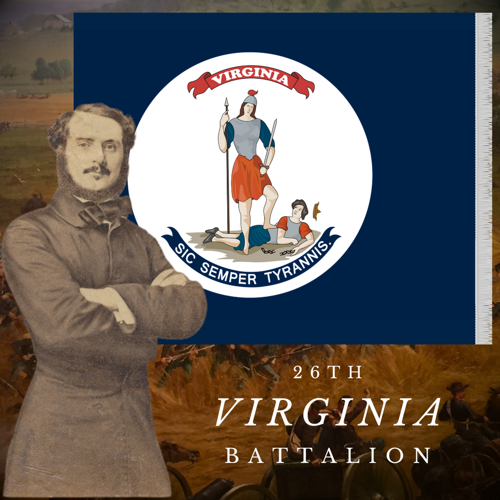 26th Virginia Infantry Battalion State Flag – Beauregard's Tailor