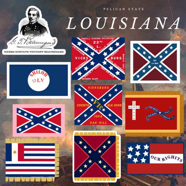Louisiana Sticker Collection – Beauregard's Tailor