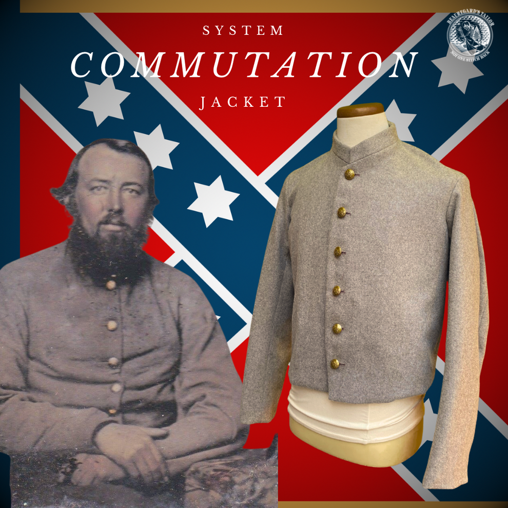 Untrimmed Commutation Jacket 1861-1865 – Beauregard's Tailor