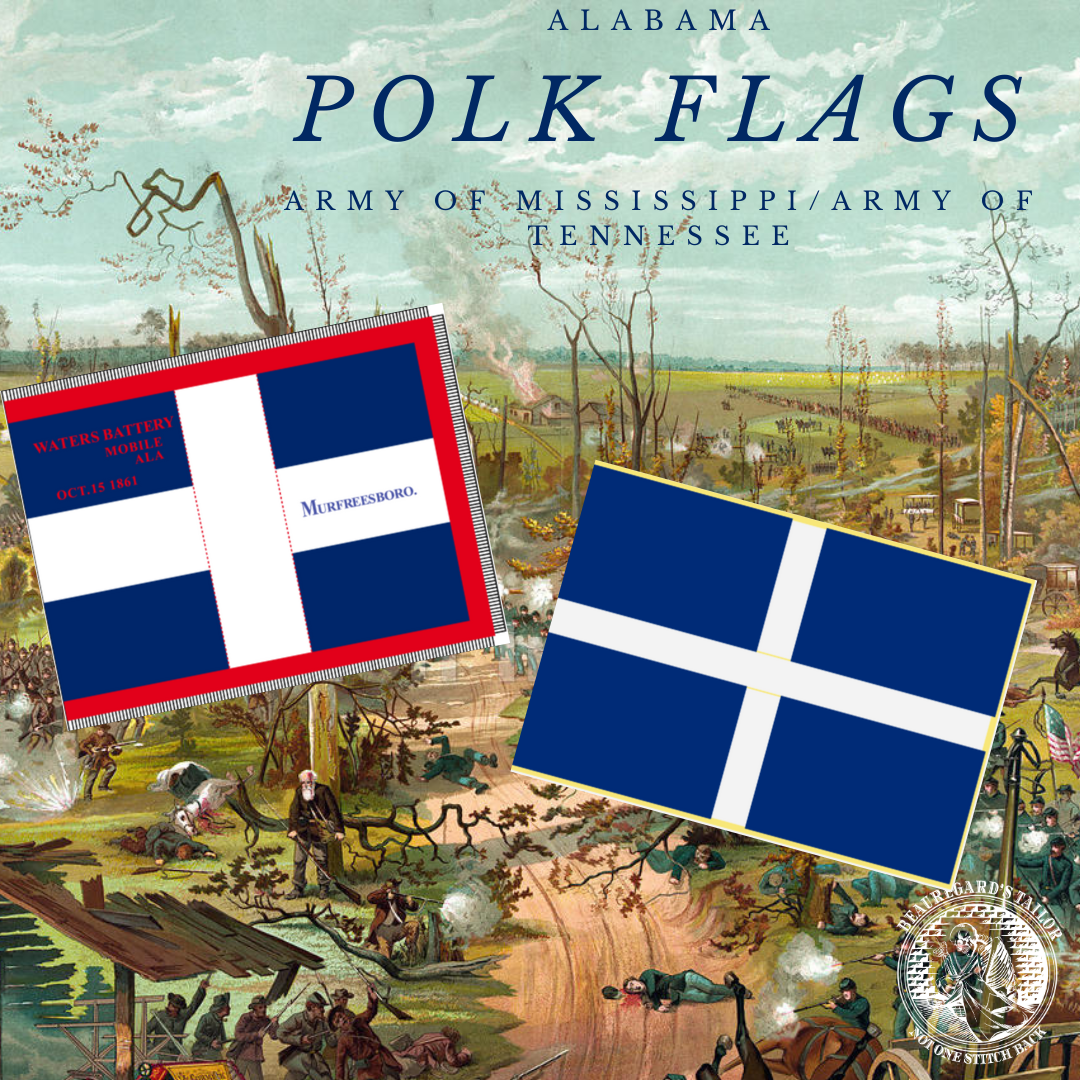 "Polk Alabama Flag" Sticker Set – Beauregard's Tailor