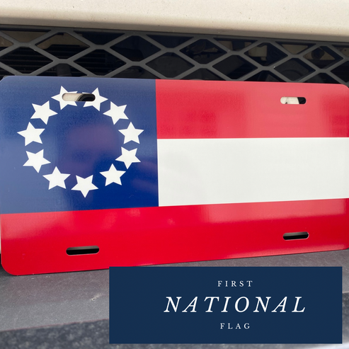 First National Flag Car Tag/Plate – Beauregard's Tailor