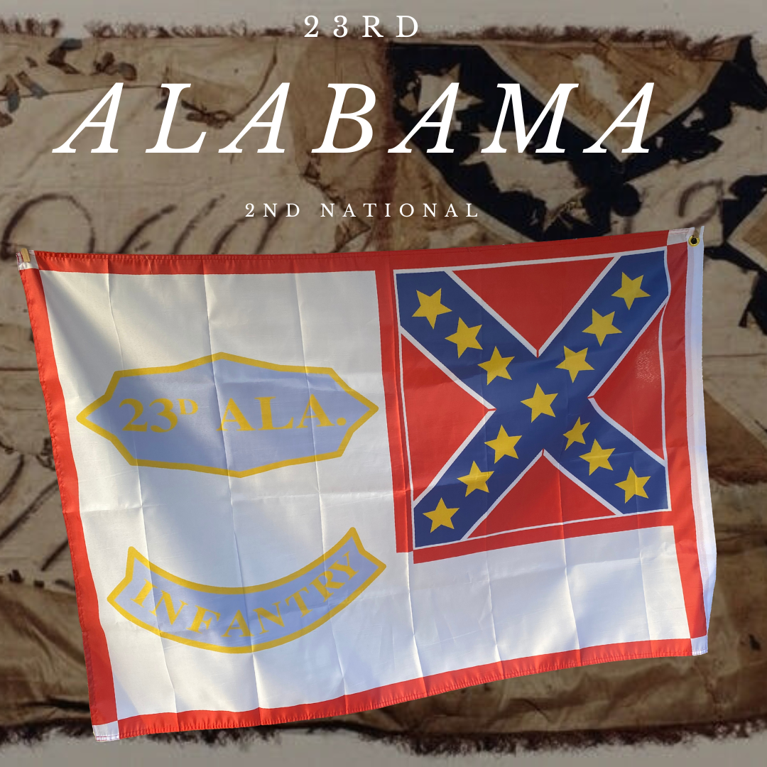 23rd Alabama 2nd National House Flag – Beauregard's Tailor