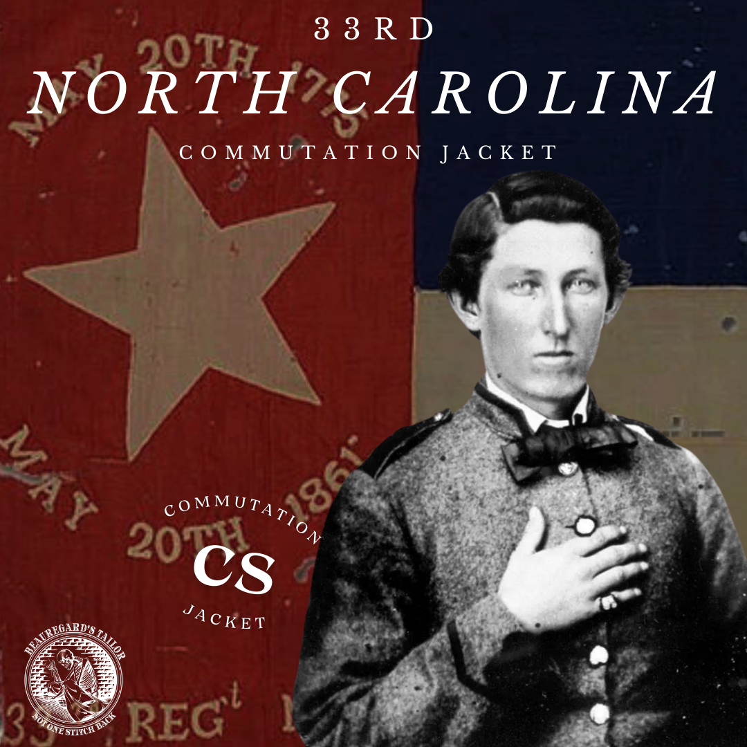 33rd North Carolina Commutation Jacket – Beauregard's Tailor
