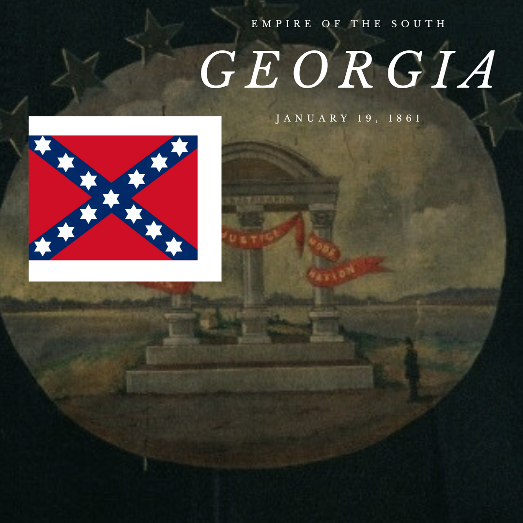 "Empire of the South" - Georgia Sticker Set – Beauregard's Tailor