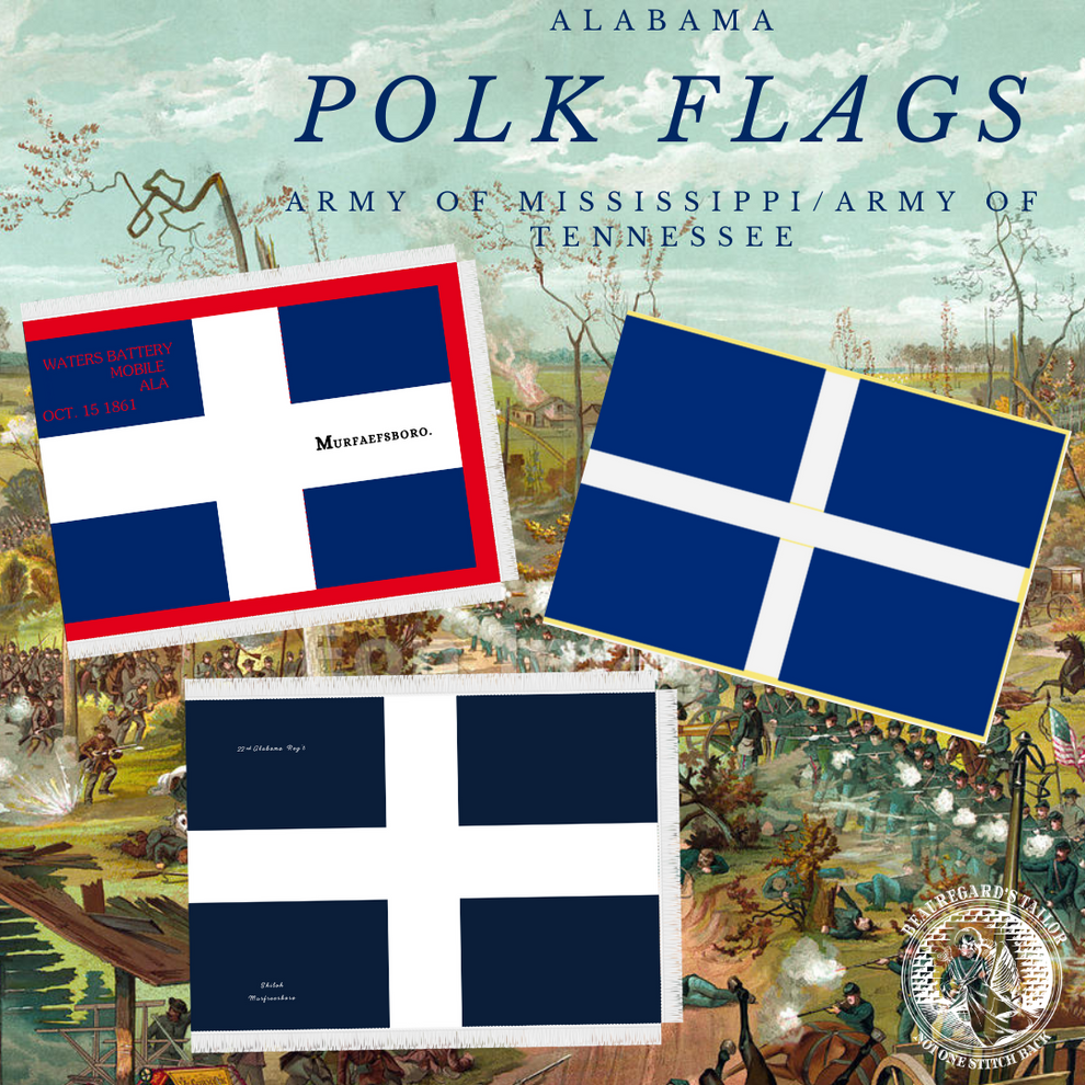 "Polk Alabama Flag" Sticker Set – Beauregard's Tailor