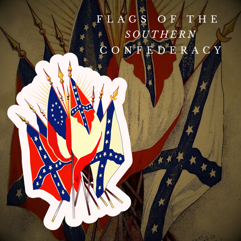 Flags of the Southern Confederacy Stickers/Magnet – Beauregard's Tailor