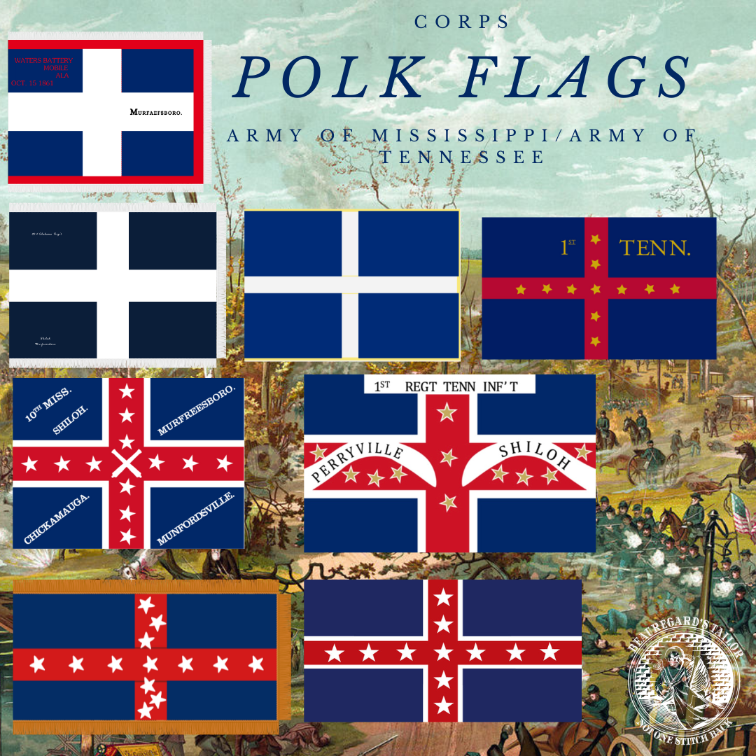 Polk's Corps' Flag Sticker Set – Beauregard's Tailor
