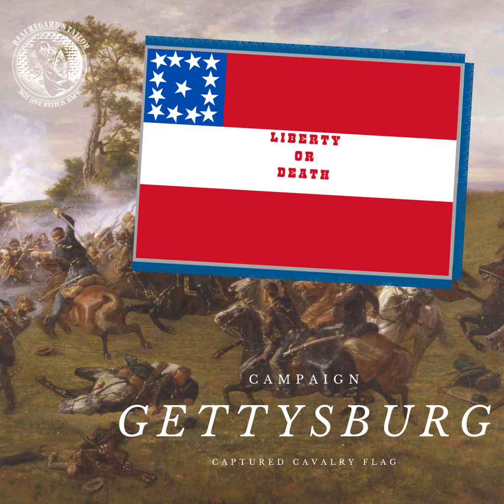 "Victory or Death" Gettysburg Campaign Flag – Beauregard's Tailor