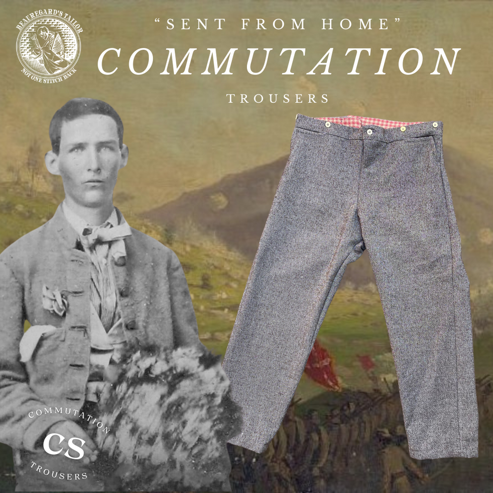 Commutation Trousers 1861-1865 – Beauregard's Tailor