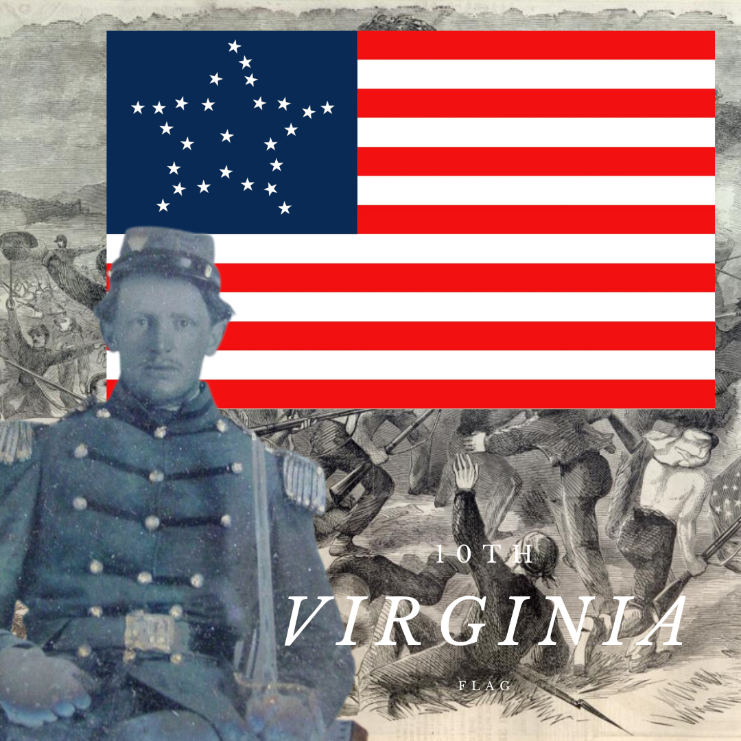 10th Virginia Infantry Flag (1st Manassas) Stickers – Beauregard's Tailor